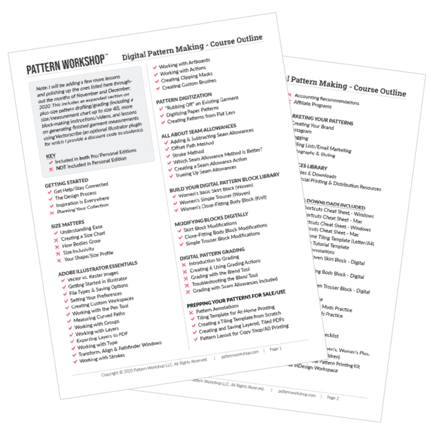 Pattern Workshop – Digital pattern making courses and resources for ...